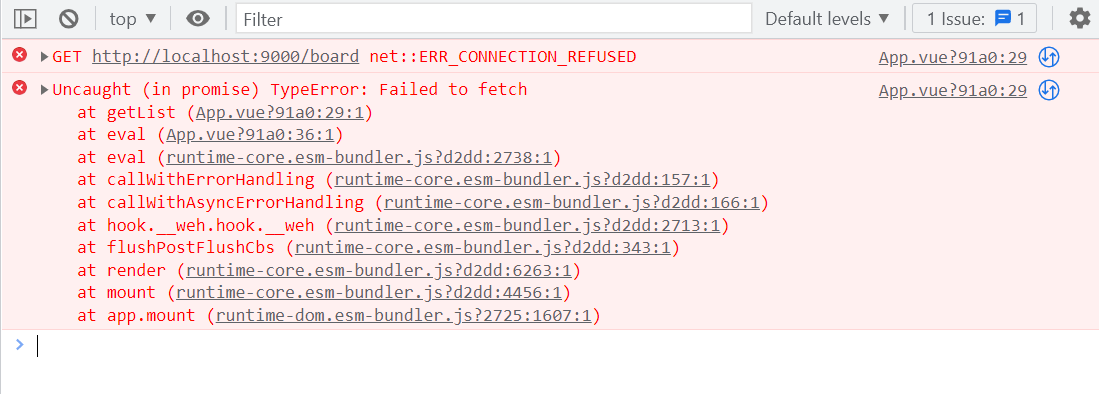 VueJS와 Spring Boot 연동 (MariaDB 사용) - ERR_CONNECTION_REFUSED 및 CORS 오류 ...
